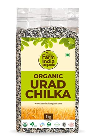 Buy Organic Urad Chilka Dal | USDA Organic | Vacuum Packed | 1 kg ...